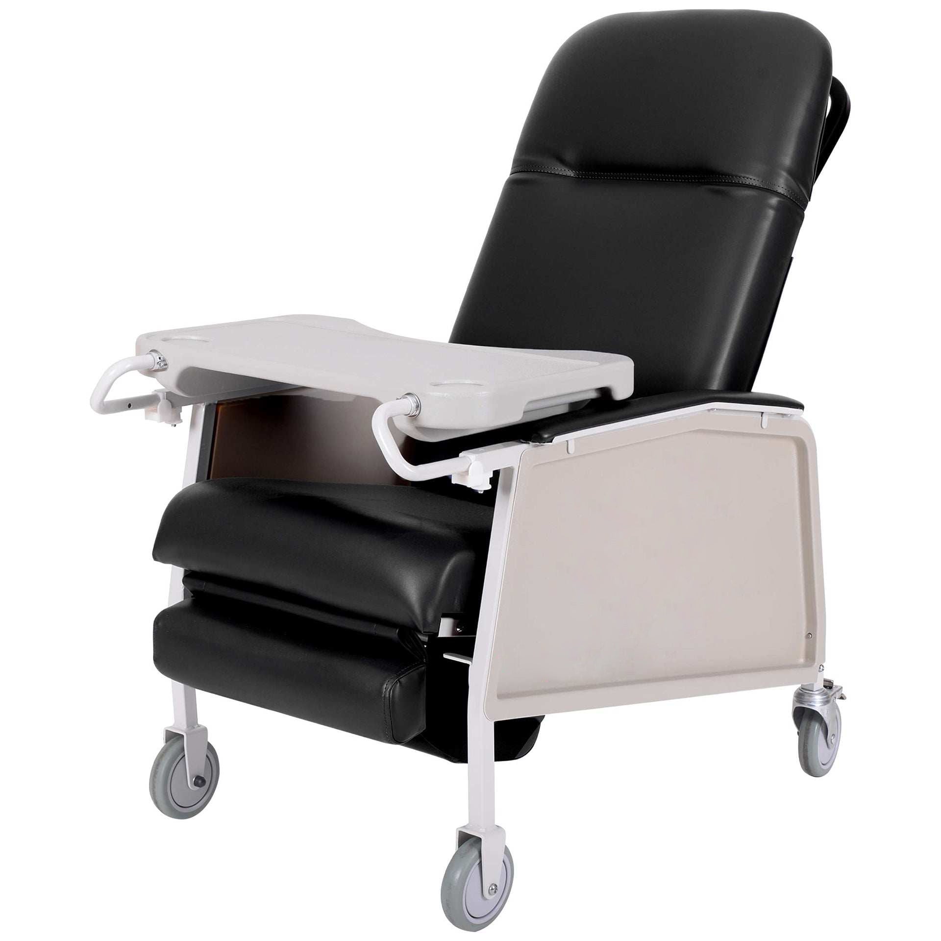 3-Position Geri Chair Recliner with Meal Tray - 250 lbs Weight Capacit ...
