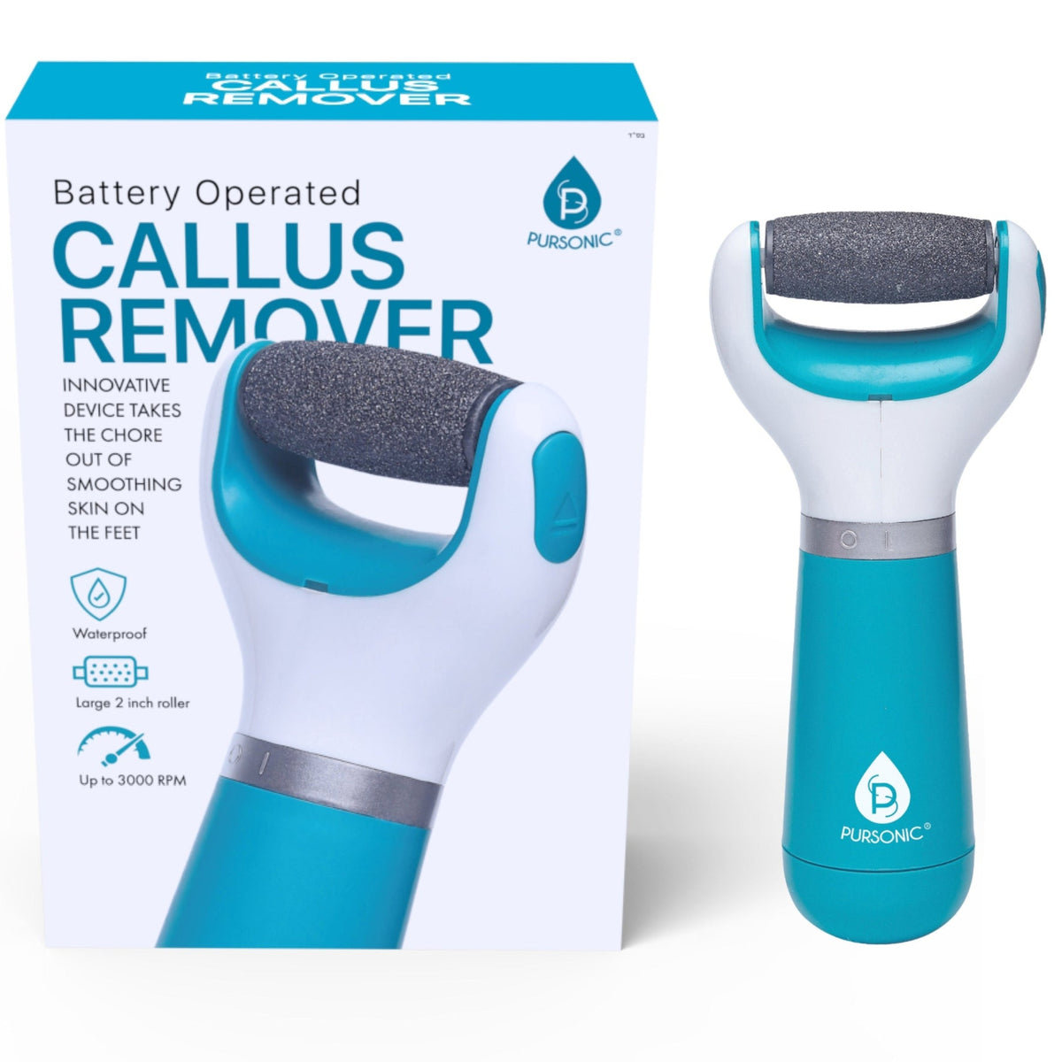 Pursonic Battery-Operated Callus Remover