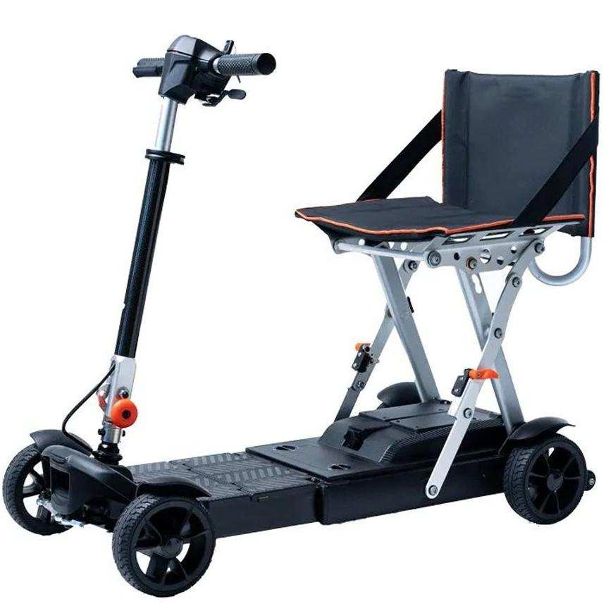 Feather 27X Lightweight Travel Scooter 4 Wheel Foldable World's Most L ...