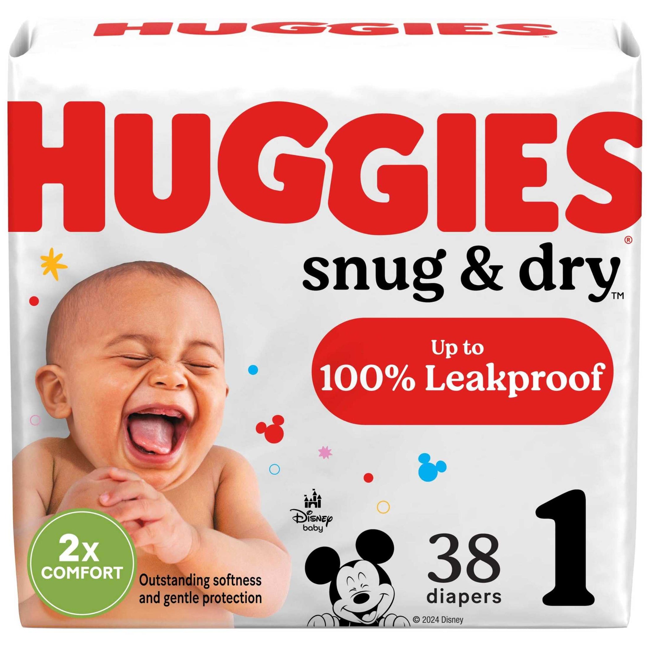 Huggies Disney Mickey Mouse Snug & Dry Baby Diapers — Shop Home Med