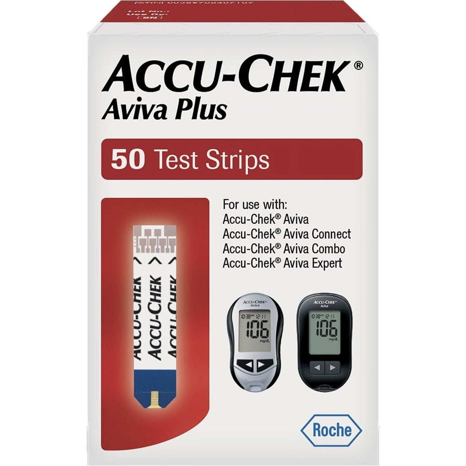 Accu-Chek Aviva Plus Blood Glucose Test Strips – Shop Home Med