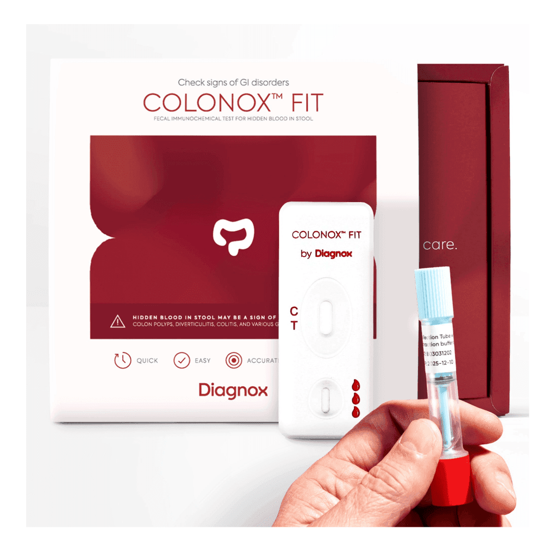 Diagnox Colonox Fit Home Colon Test Kit – Easy FIT/FOB Screening for E