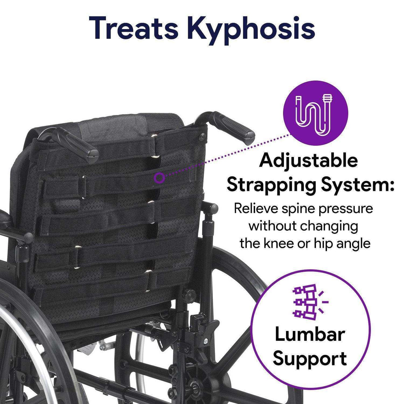Adjustable Tension Back Cushion - Kyphosis Pain Relief — Shop Home Med