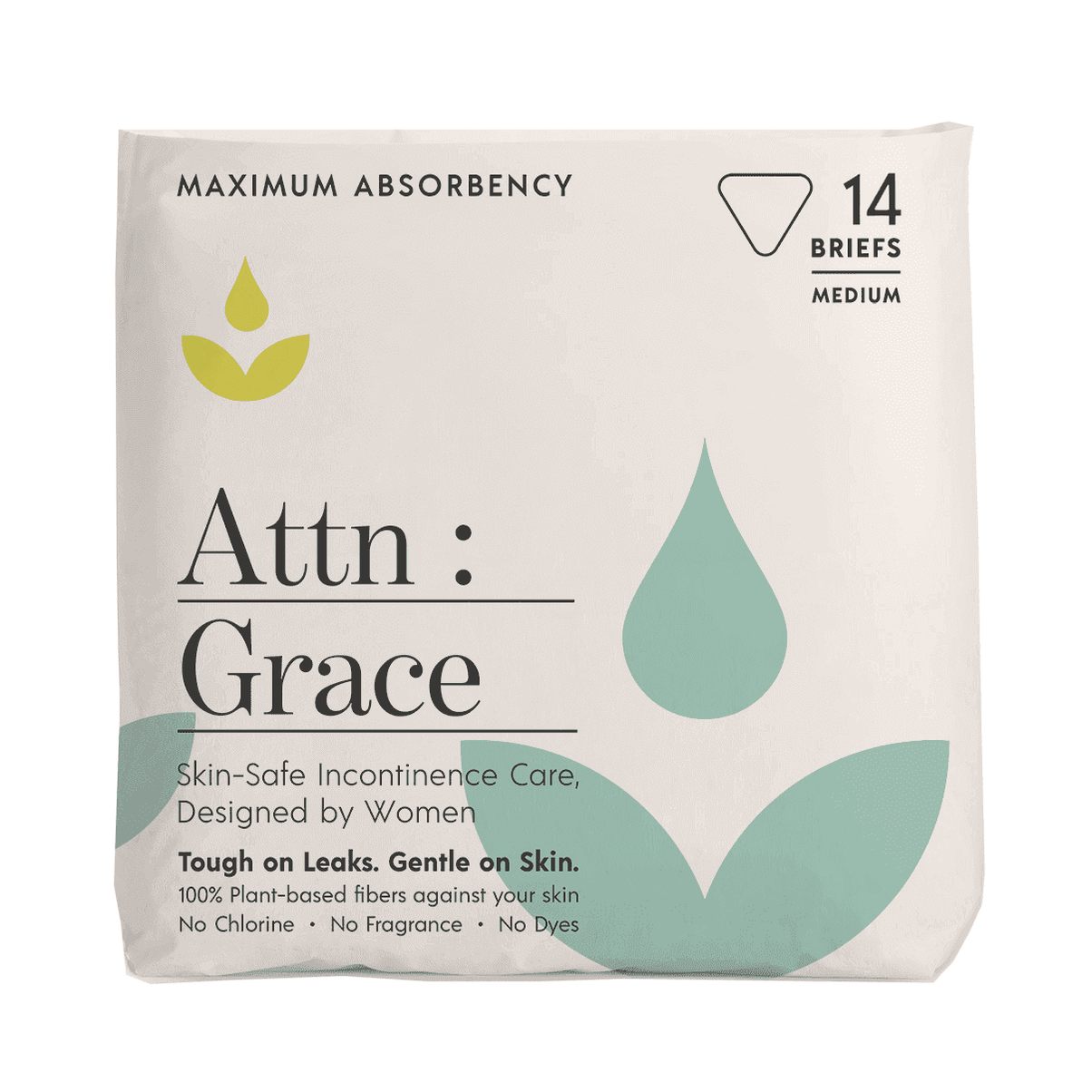 Attn Grace Super Absorbent Incontinence Briefs - Medium — Shop Home Med