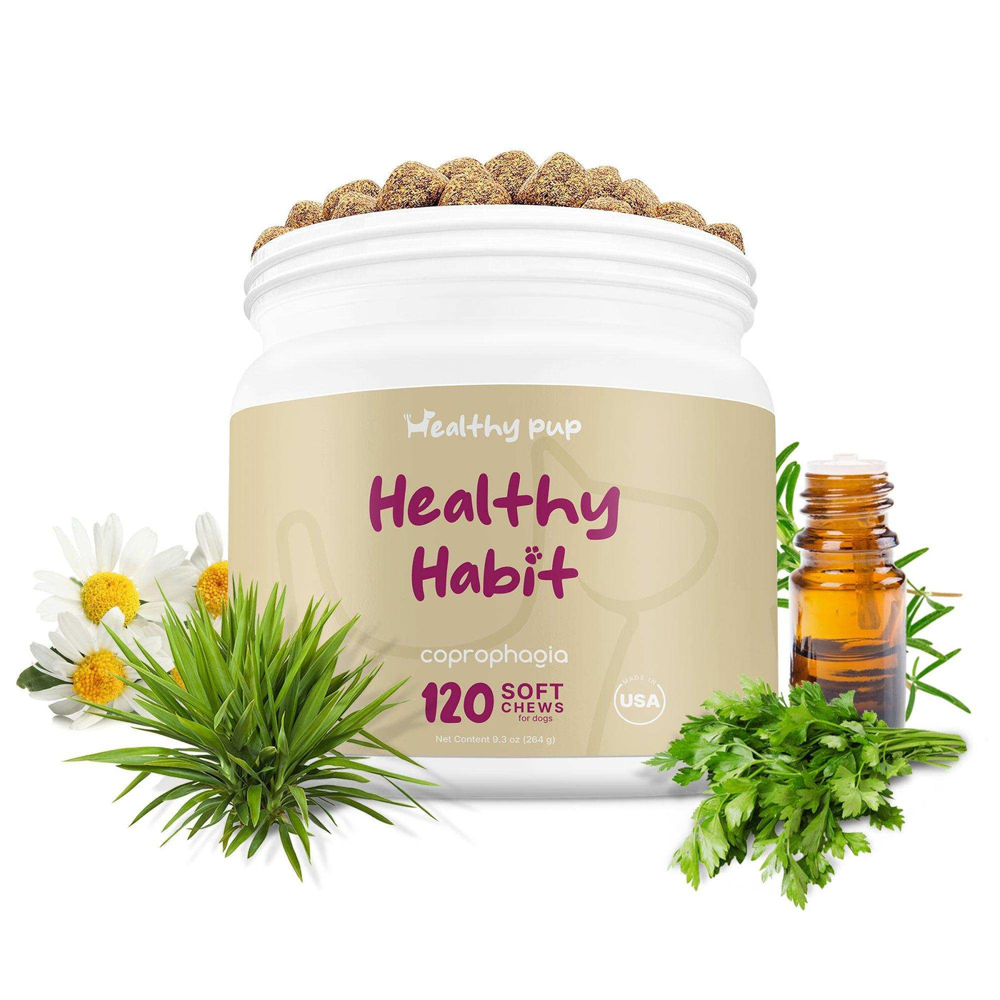 Healthy Pup Healthy Habit Coprophagia Supplement for Dogs — Shop Home Med