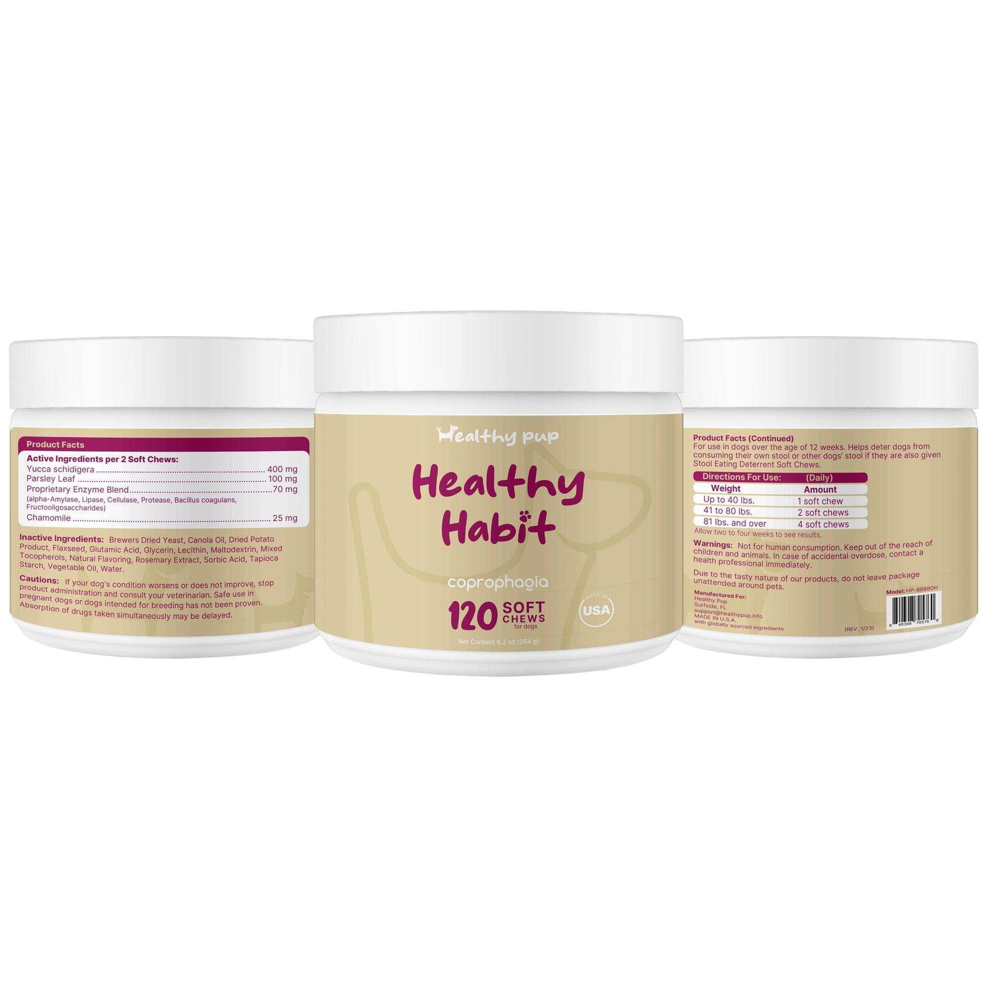 Healthy Pup Healthy Habit Coprophagia Supplement for Dogs — Shop Home Med