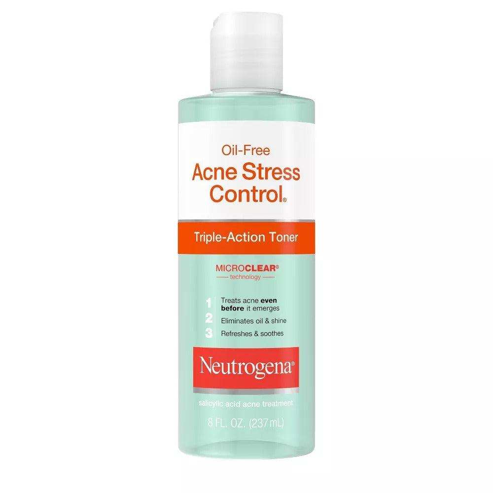 Neutrogena Oil-Free Acne Stress Control Triple-Action Toner - 8 oz.