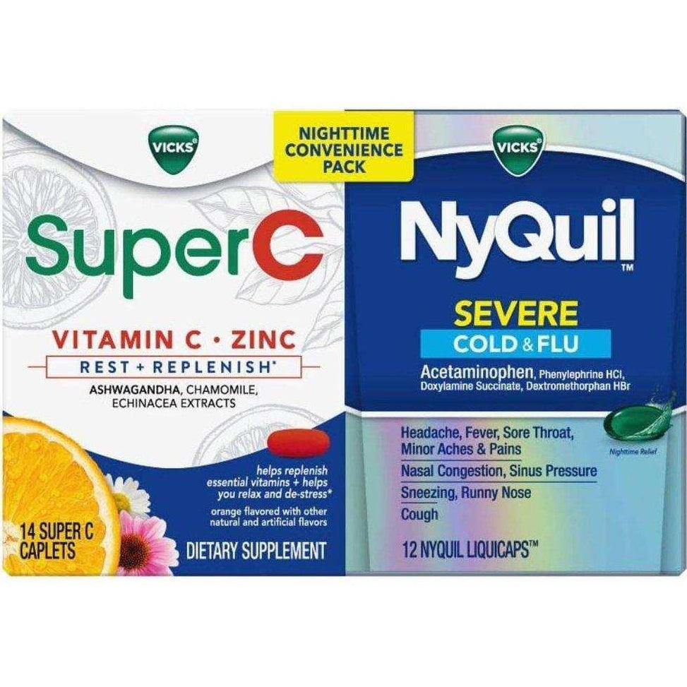 Vicks NyQuil Severe + Super C Convenience Pack — Shop Home Med
