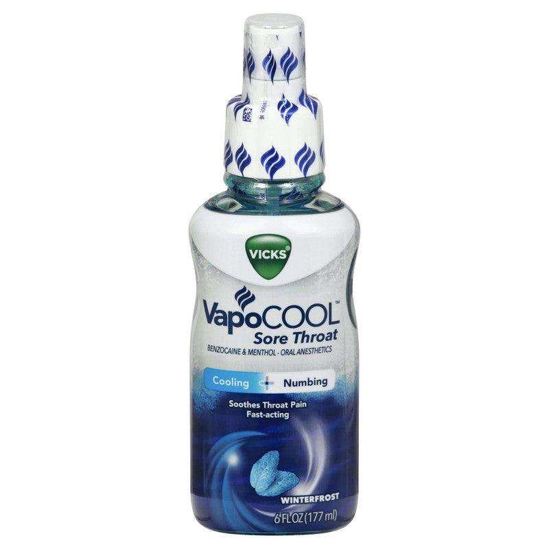 Vicks VapoCOOL Sore Throat Spray - Winterfrost - 6 fl oz — Shop Home Med